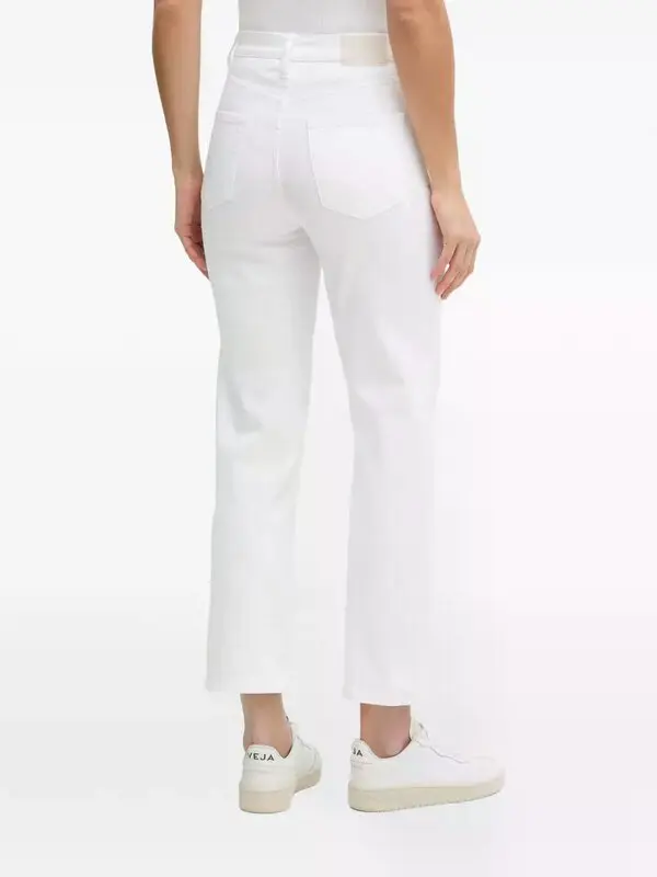 Dkny Logo-patch Straight-leg Jeans