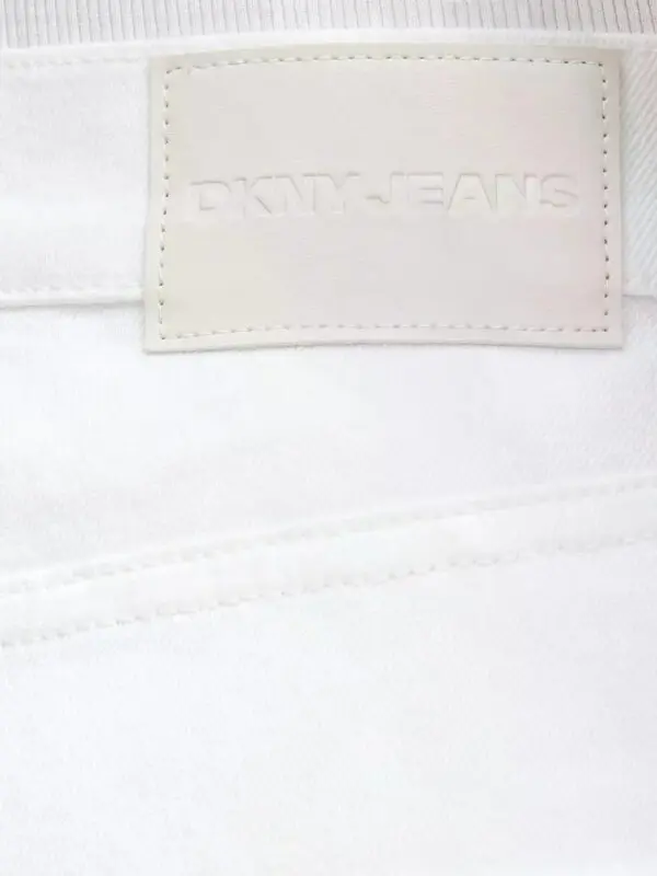 Dkny Logo-patch Straight-leg Jeans