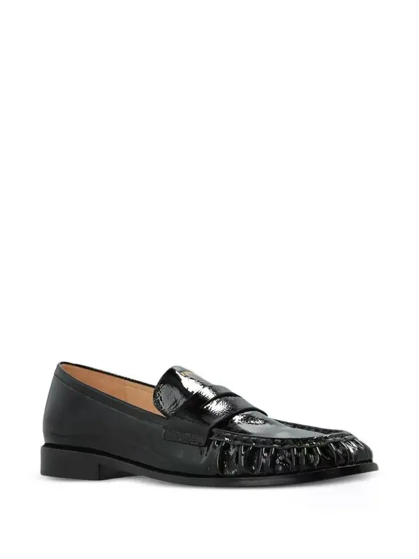 Furla Patent Leather Loafers