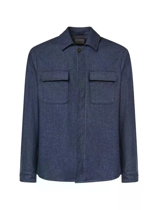 Eleventy Button-up Chest-pocket Jacket