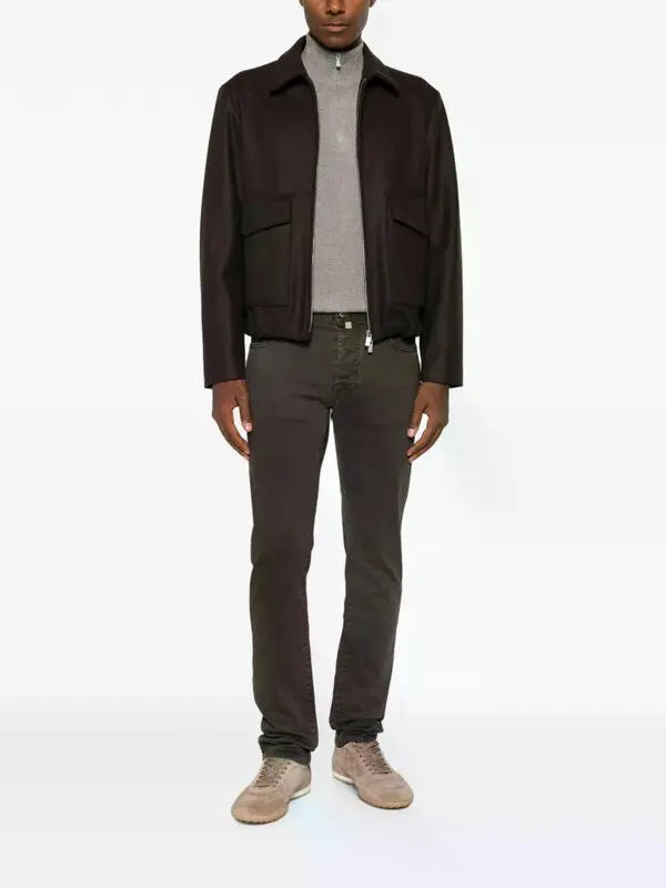 Tagliatore Quarter-zip Polo Shirt