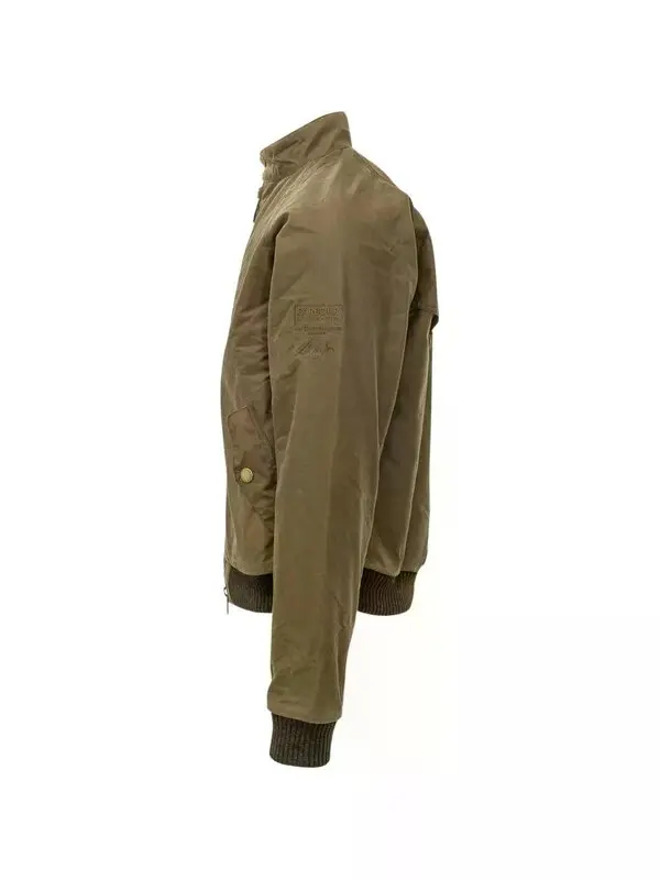 BARBOUR INTERNATIONAL Merchant Waxed-cotton Bomber Jacket