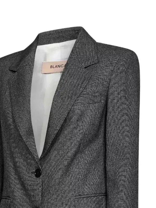 BLANCA VITA Single-breasted Blazer With Notched Lapel