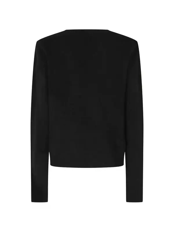 Federica Tosi Wrap-style V-neck Sweater