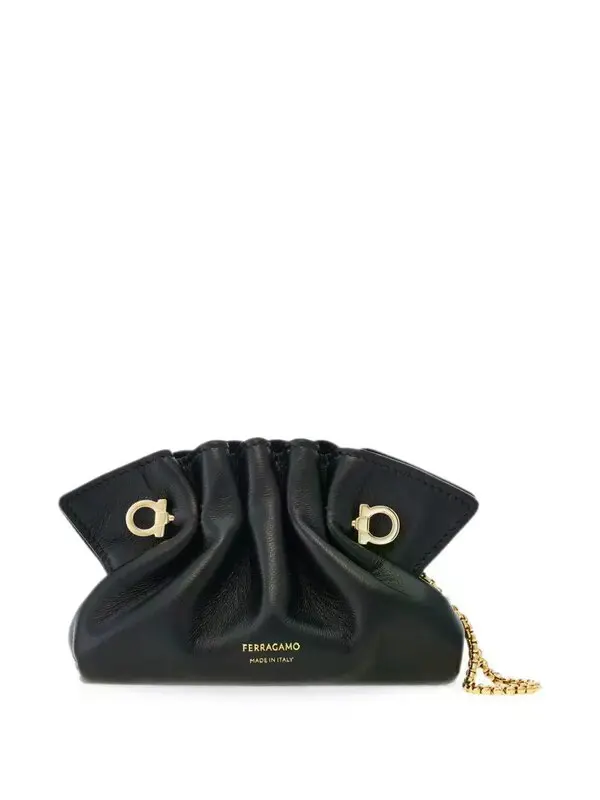 FERRAGAMO Mini Soft Bag - Black