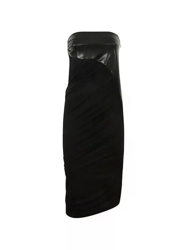 Andamane Strapless Panelled Dress