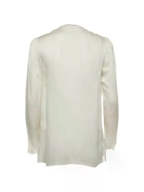 Blumarine Bow-detail Silk Top