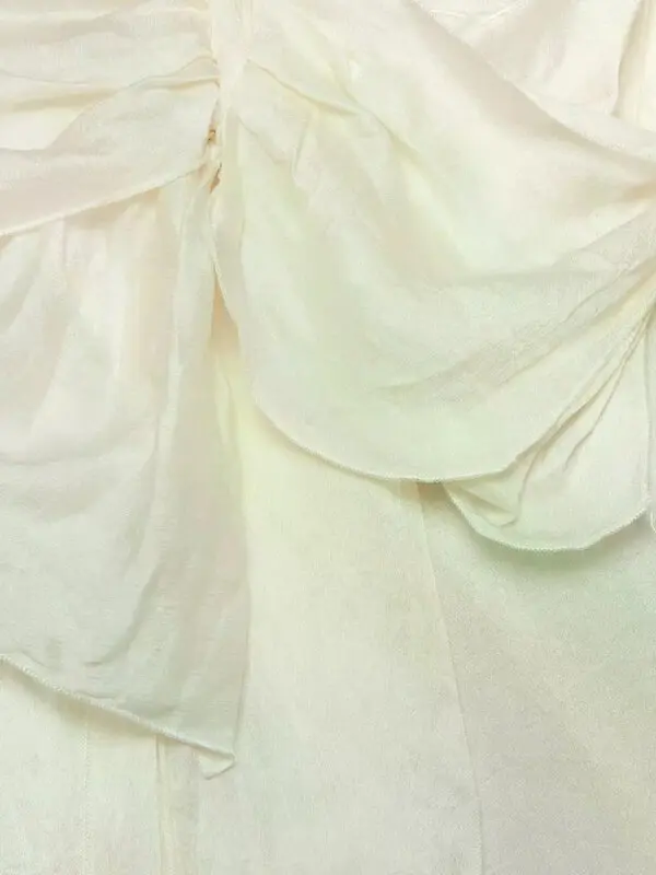 Blumarine Bow-detail Silk Top