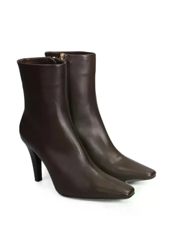 THE SELLER Pointed-toe Side-zip Heeled Ankle Boots