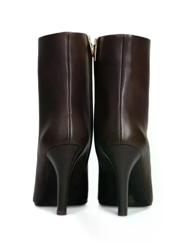THE SELLER Pointed-toe Side-zip Heeled Ankle Boots