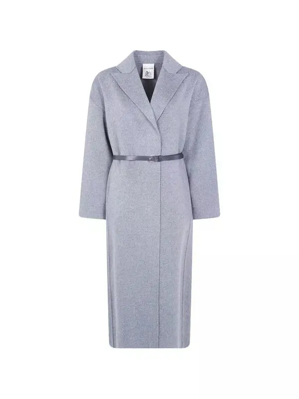 SEMICOUTURE Belted Wool Coat