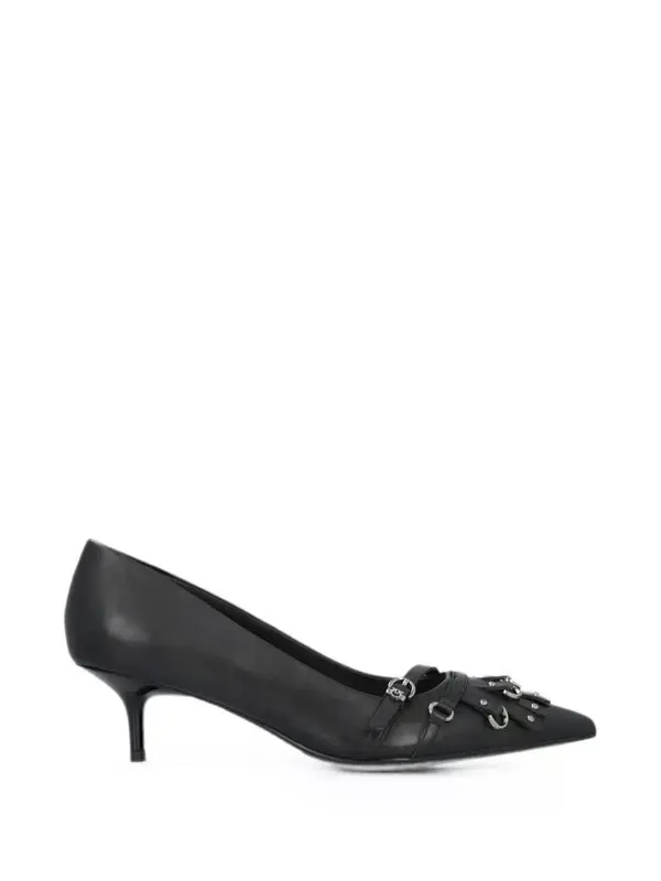 Pinko Eyelet-embellished Pointed-toe Pumps
