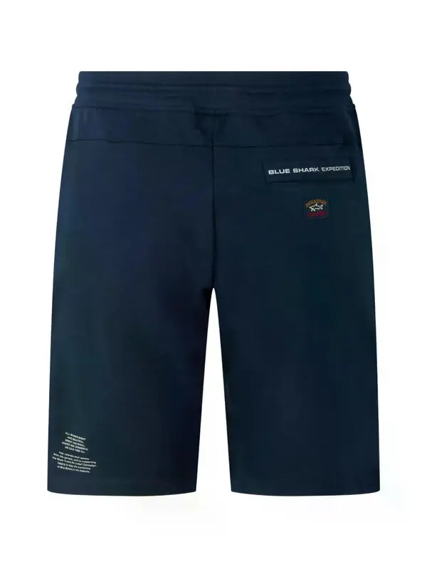 Paul & Shark Striped Cotton Drawstring Shorts