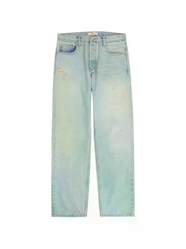 CHERRY LA Distressed Paint-splatter Jeans