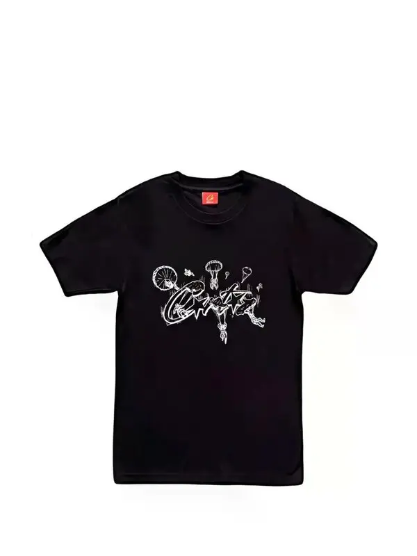 CORTEIZ Allstarz Skydiver Cotton T-shirt - Black