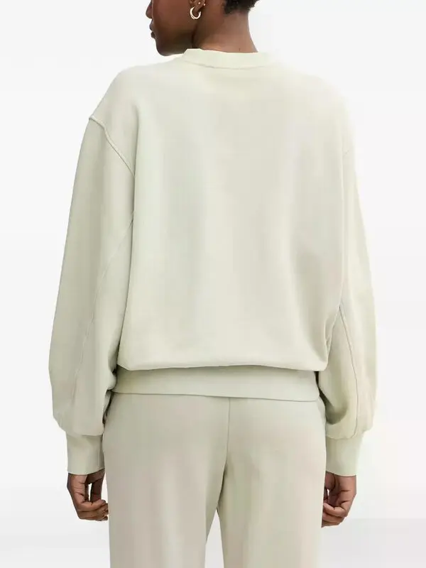 Armani Exchange Crew Neck Sweatshirt With Logo Patch