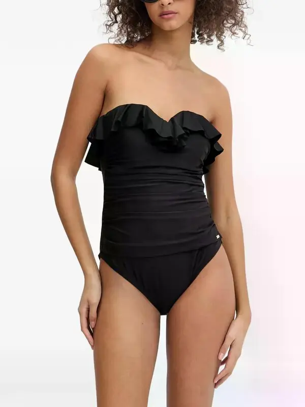 Dkny Ruffled Ruched Swimsuit