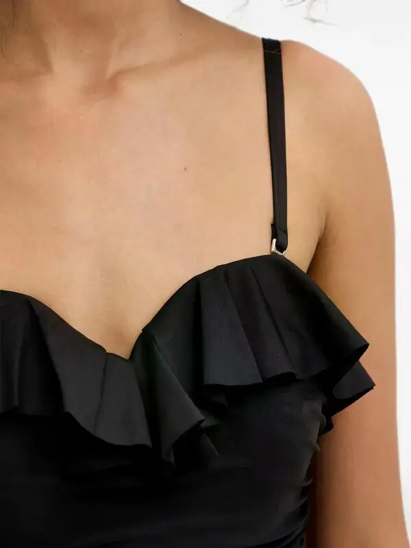 Dkny Ruffled Ruched Swimsuit