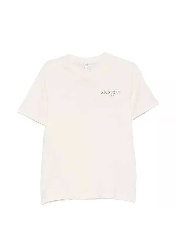 SPORTY & RICH Cotton Logo T-shirt