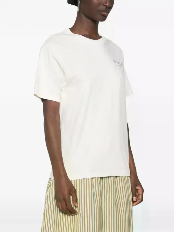 SPORTY & RICH Cotton Logo T-shirt