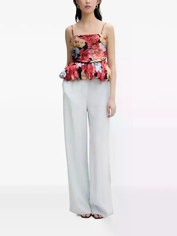GESTUZ Gzsigrida Floral-print Peplum Top