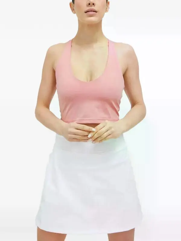 Dkny Scoop Neck Crop Top