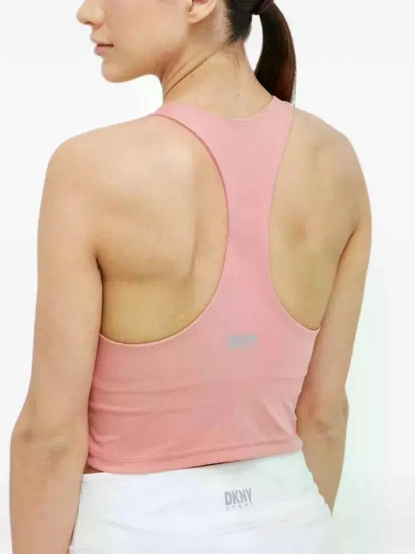 Dkny Scoop Neck Crop Top