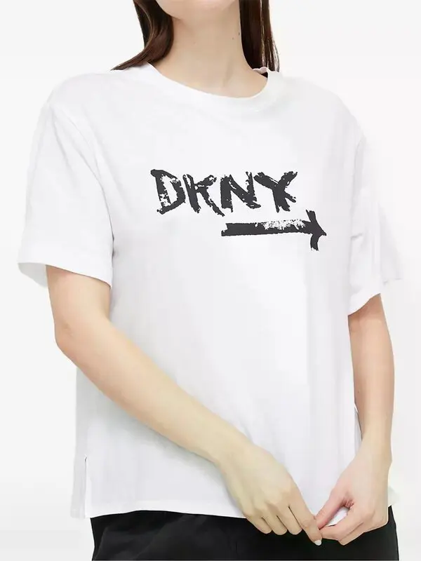 Dkny Logo-print Pajama Top