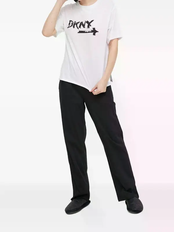 Dkny Logo-print Pajama Top