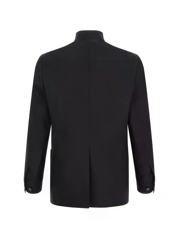 LARDINI Cashmere High-neck Field Jacket