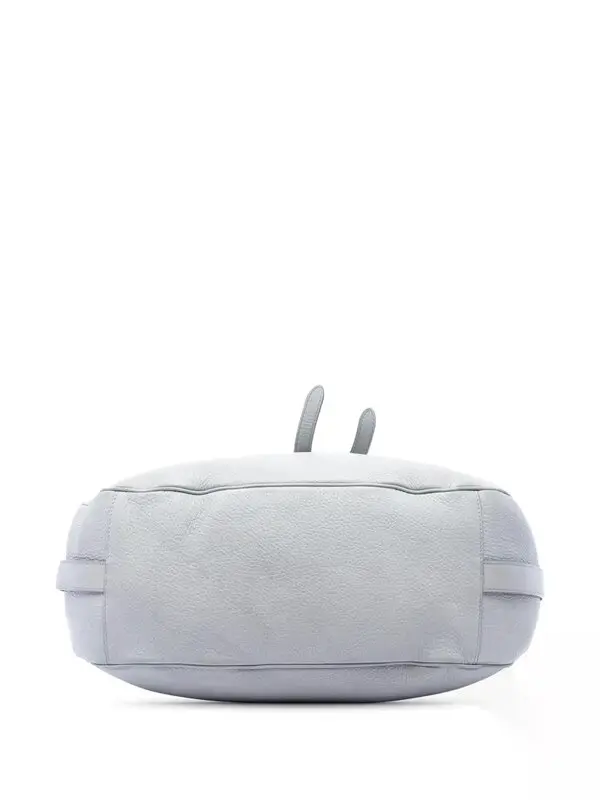 Dior 2021 Grained Calfskin Saddle Soft Bag Satchel - Grey