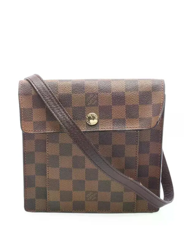 LOUIS VUITTON 1998 Damier Ebene Pimlico Crossbody Bag