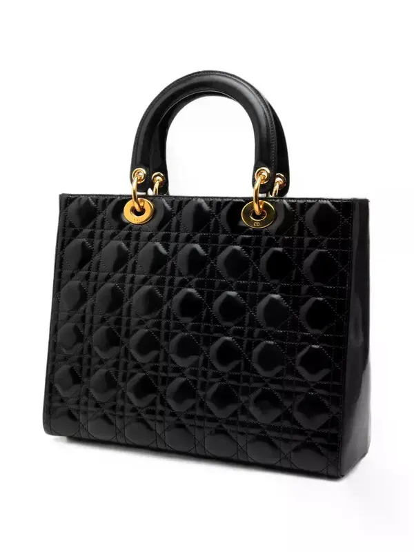 Dior Lambskin Cannage Lady Satchel