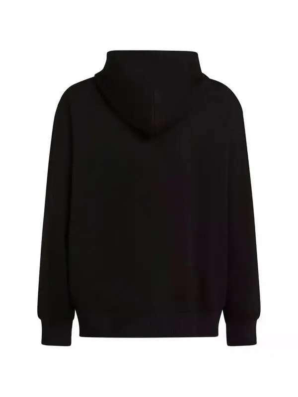 Karl Lagerfeld Logo-tape Zip-up Hoodie