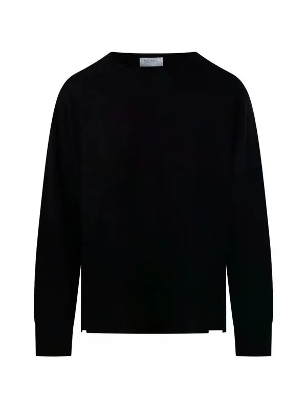 BEYOU Crew Neck Sweater - Black