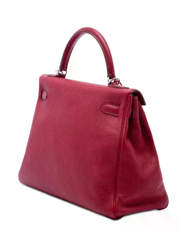 Hermès Togo Kelly Ii Retourne 32 Satchel - Red