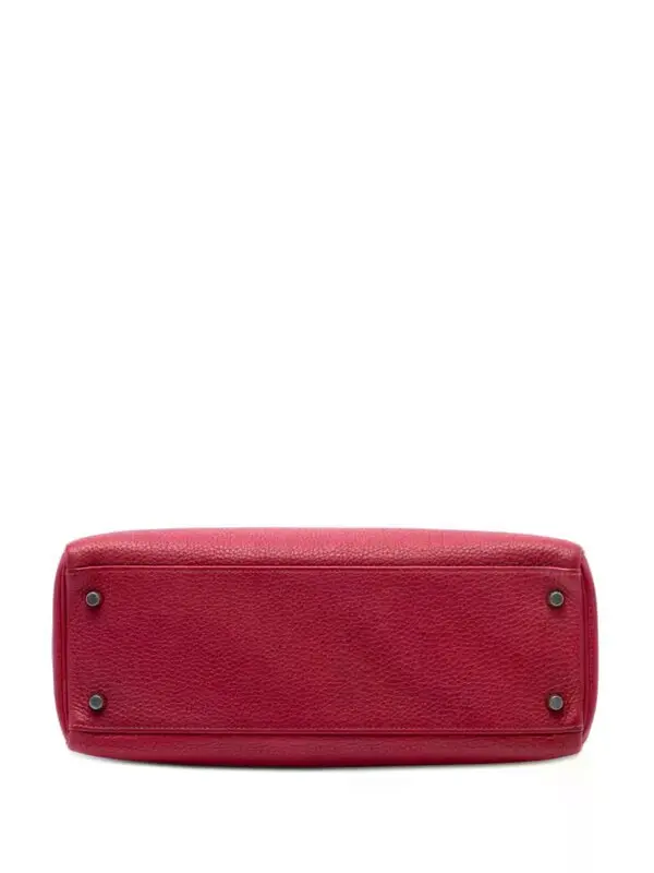 Hermès Togo Kelly Ii Retourne 32 Satchel - Red