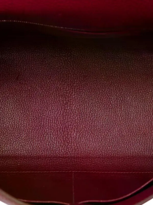 Hermès Togo Kelly Ii Retourne 32 Satchel - Red