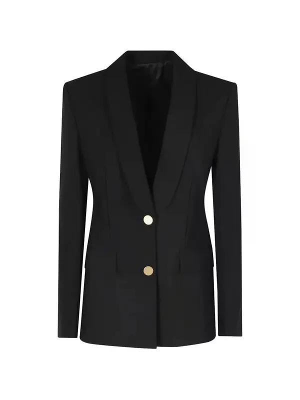 Alberta Ferretti Gold-tone Buttoned Blazer