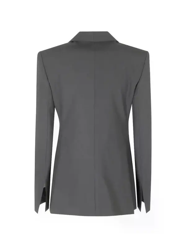Alberta Ferretti Gold-tone Buttoned Blazer