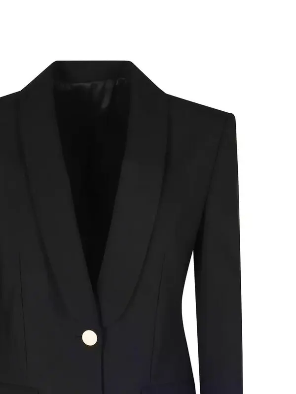 Alberta Ferretti Gold-tone Buttoned Blazer