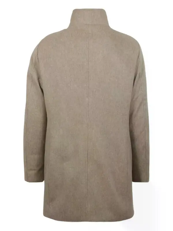 MOORER High-neck Button-up Coat