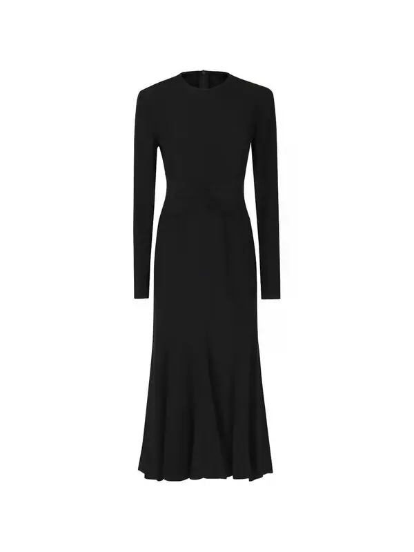 Alberta Ferretti Ruched Waist Maxi Dress