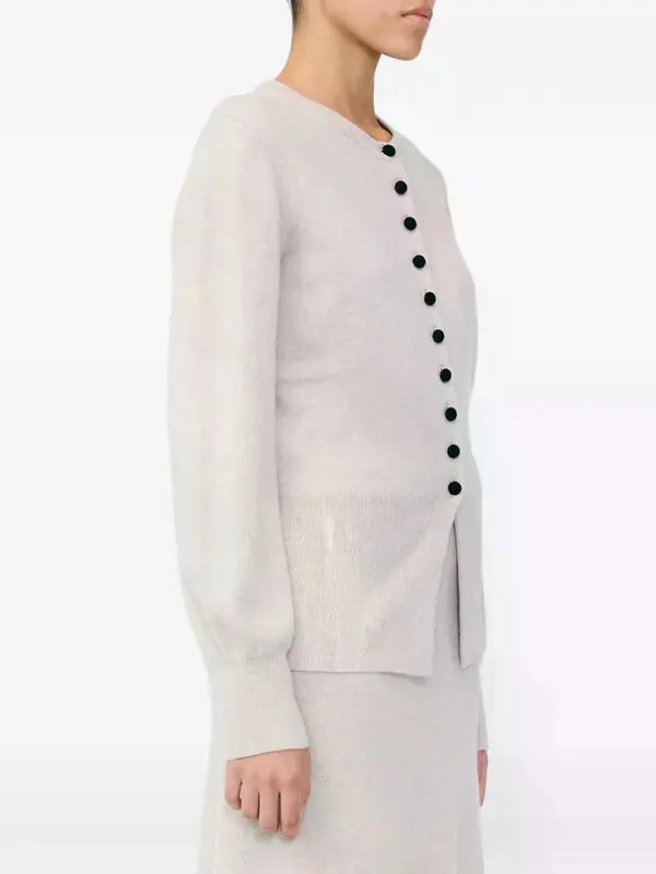 LISA YANG Ribbed-knit Button-up Cardigan