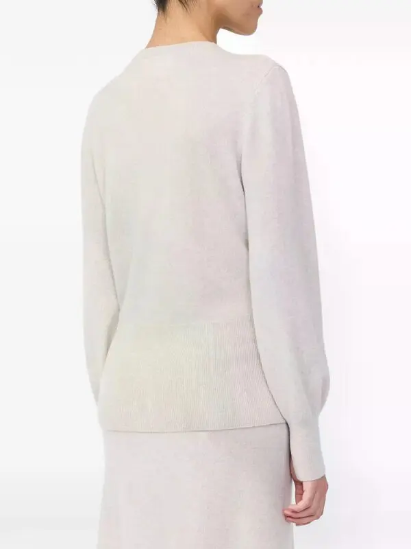 LISA YANG Ribbed-knit Button-up Cardigan