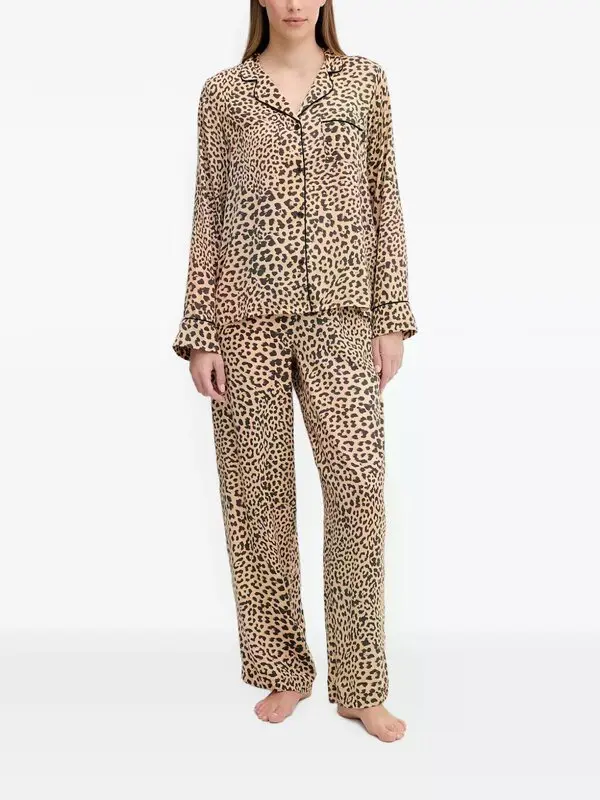 Dkny Leopard-print Pajamas