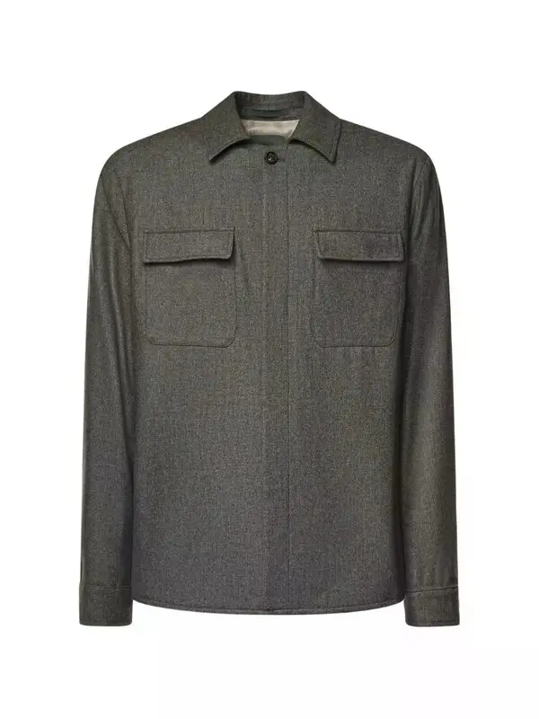 Eleventy Flap-pocket Shirt Jacket