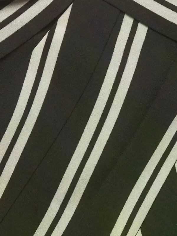 Alice + Olivia Striped Off-shoulder Cropped Top