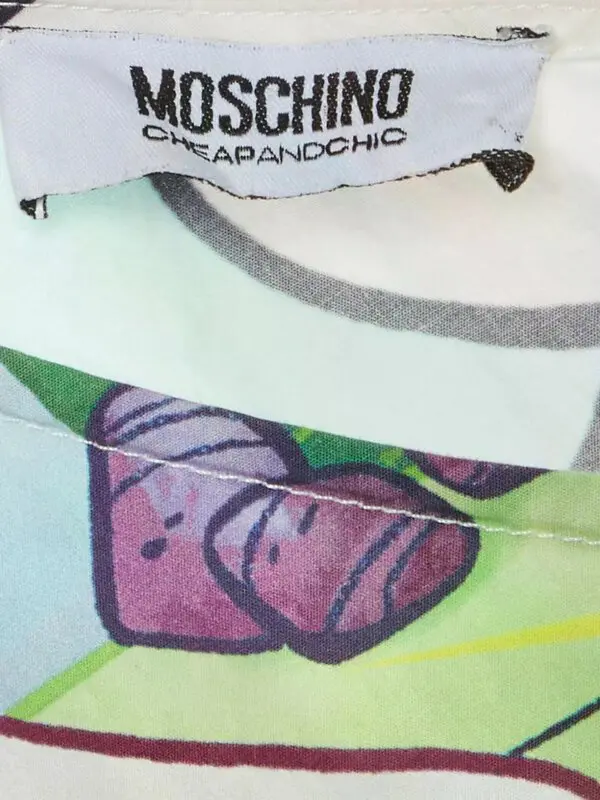 Moschino Printed Sleeveless Dress