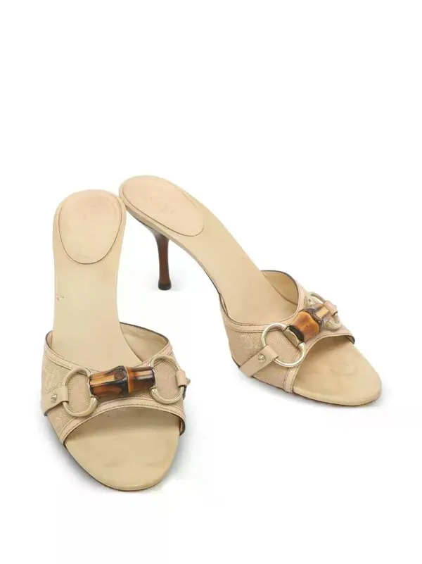 Gucci Horsebit High Heel Slide Sandals